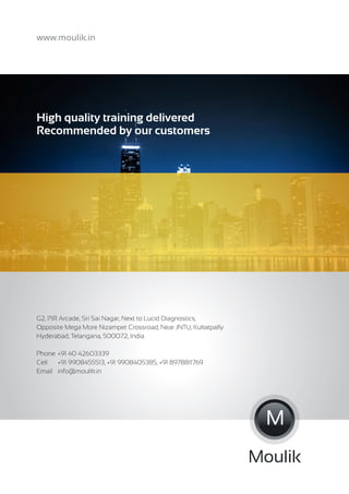 Moulik company profile | PDF | Online Education | Education