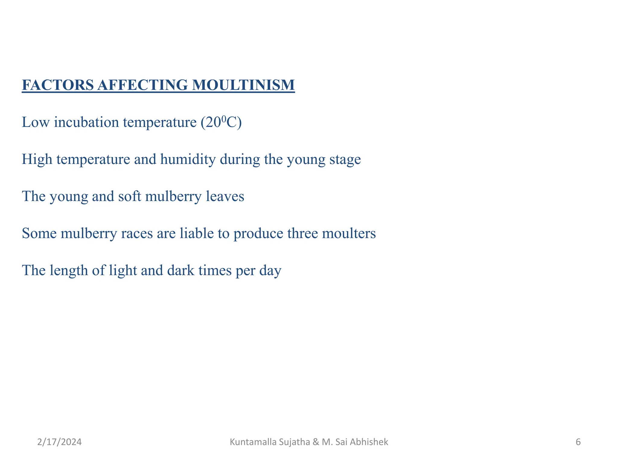 Moulting - The process and types | PPTX