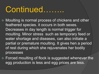 Moulting in birds | PPTX