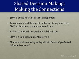 Ben Moulton, Shared Decision Making: Why SDM and Certified Decision ...