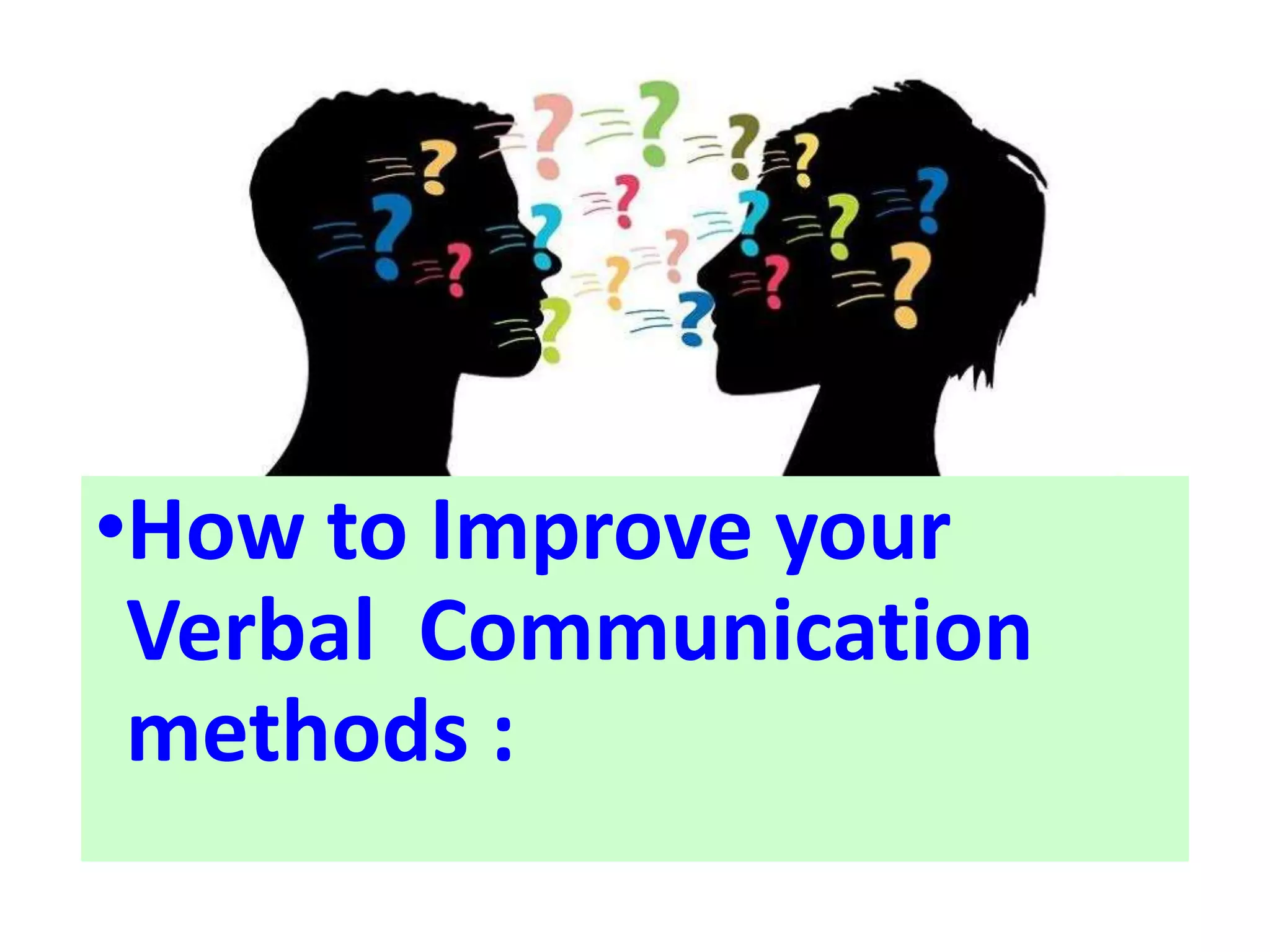Verbal communication | PPT