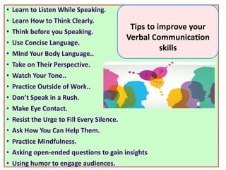 Verbal communication | PPT
