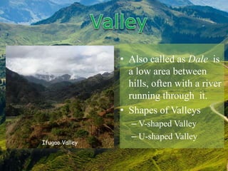 Mountainous and glacial landforms | PPTX