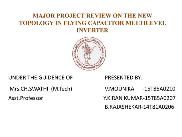 NEW TOPOLOGY OF FLYING CAPACITORS | PPT
