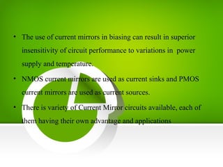 current mirrors | PPT