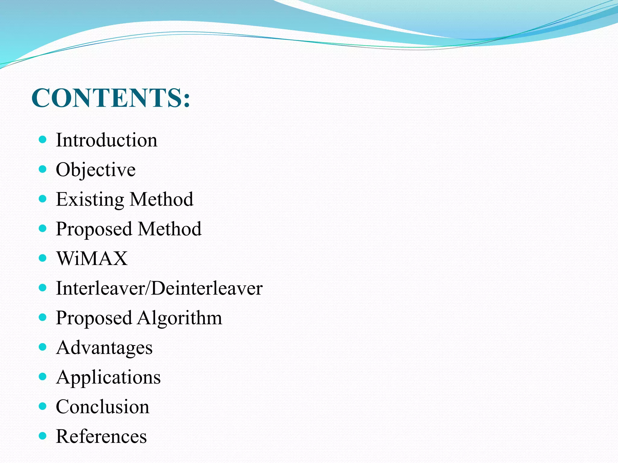 EFFICIENT FPGA IMPLEMENTATION OF ADDRESS GENERATOR FOR WIMAX DEINTERLEAVER | PPT