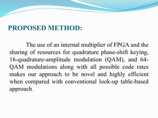EFFICIENT FPGA IMPLEMENTATION OF ADDRESS GENERATOR FOR WIMAX DEINTERLEAVER | PPT
