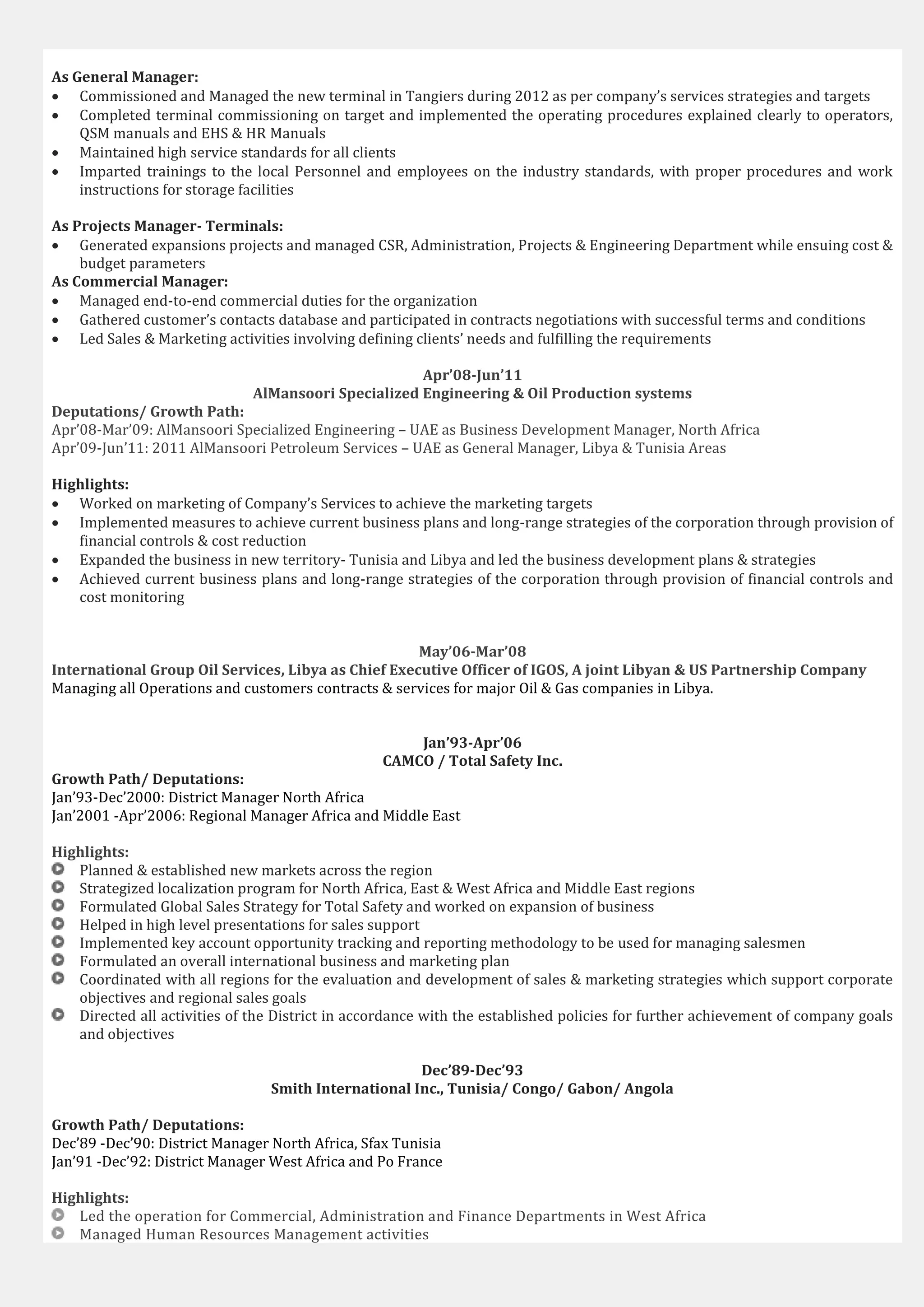Mounir cv updated april 2016 | PDF