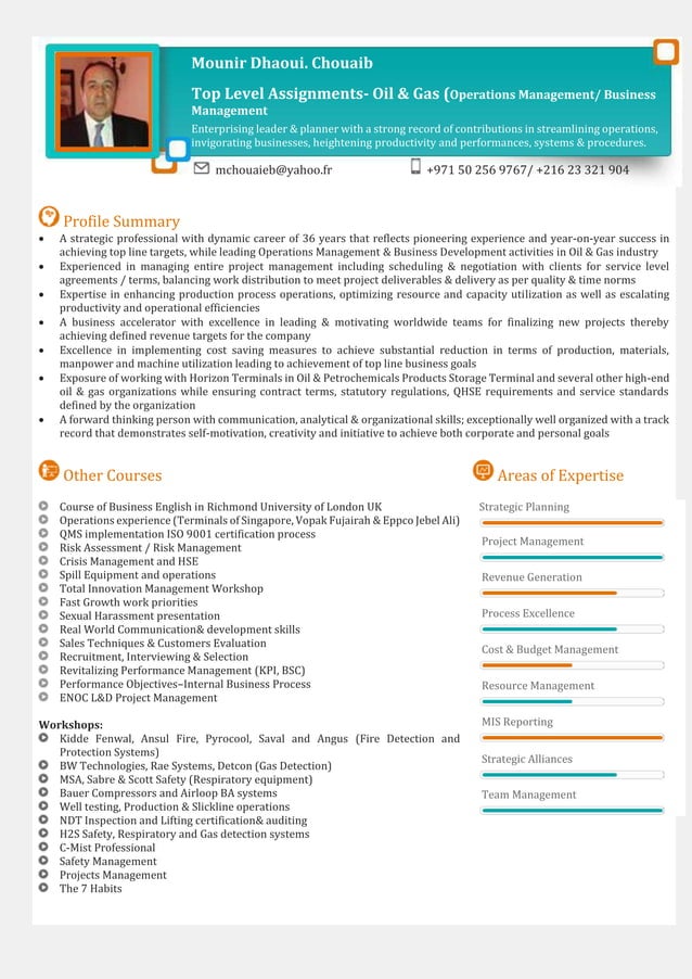 Mounir cv updated april 2016 | PDF