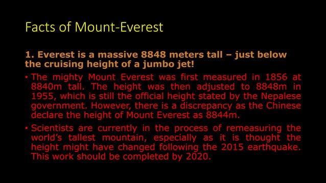 Mount everest PPT | PPTX | Climbing | Extreme Sports