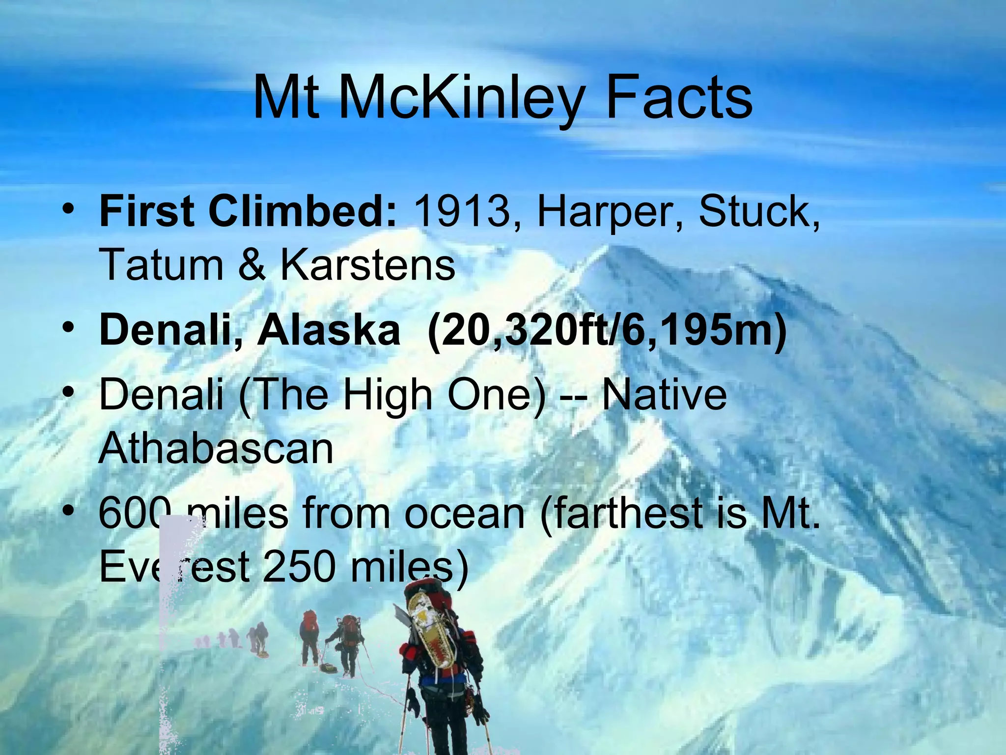 Mount McKinley | PPT