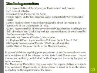 Mount abu - ECO SENSITIVE ZONE | PPTX