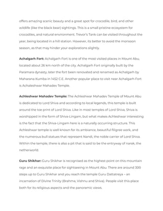 Mount Abu – Hill Station of Rajasthan.pdf