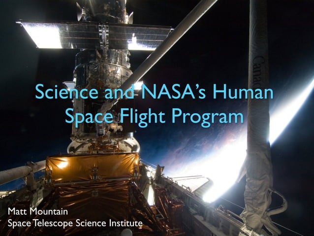 Science and NASA's Human Space Flight Program | PDF | Space and Astronomy | Science