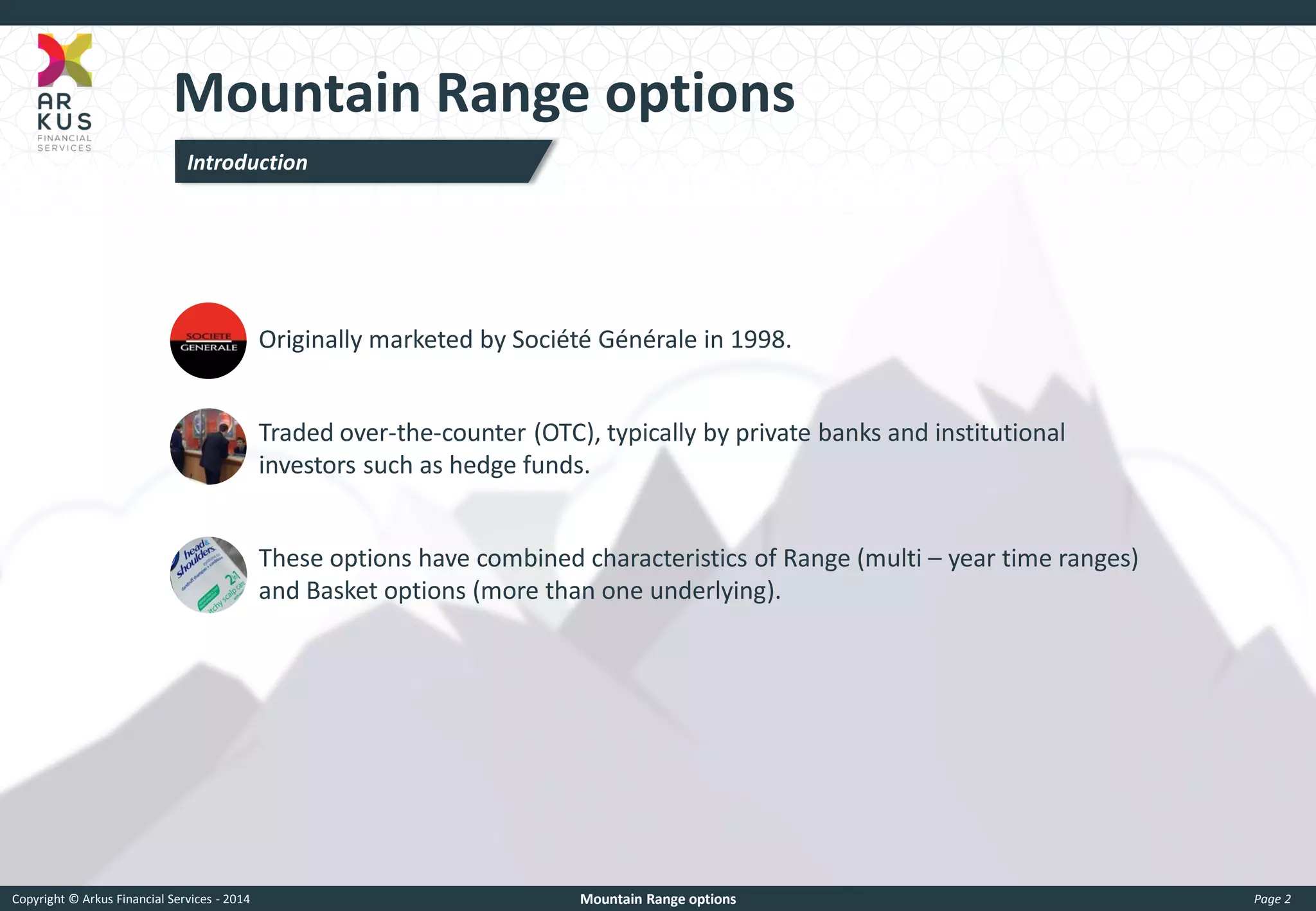 Mountain Range Options | PPT