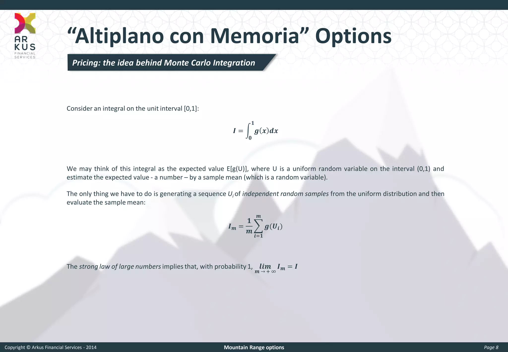 Mountain Range Options | PPT