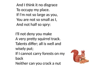 The Moral Poem on Mountain and Squirrel.pptx