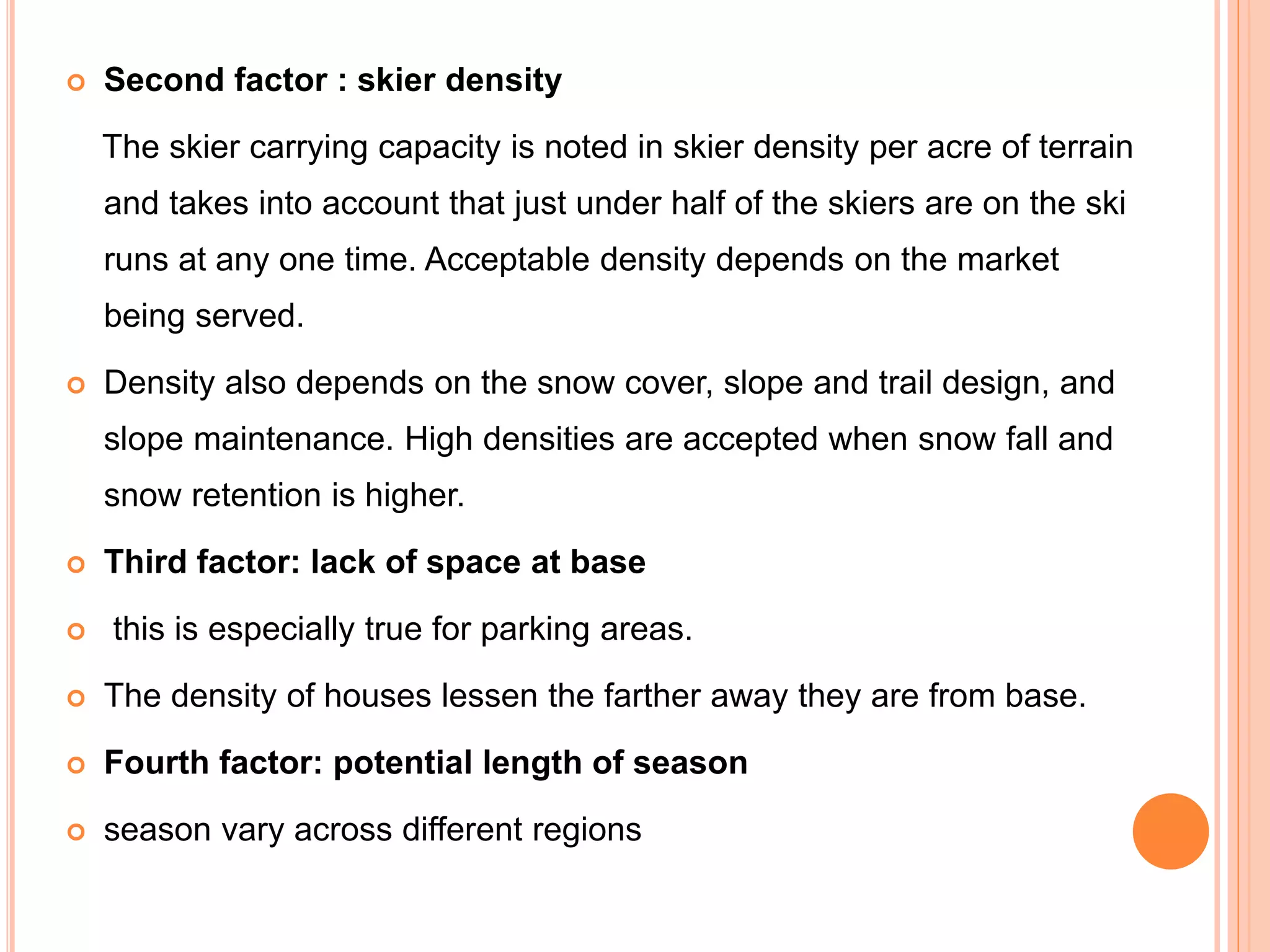 Mountain based resort development process,site and design guidelines | PPTX