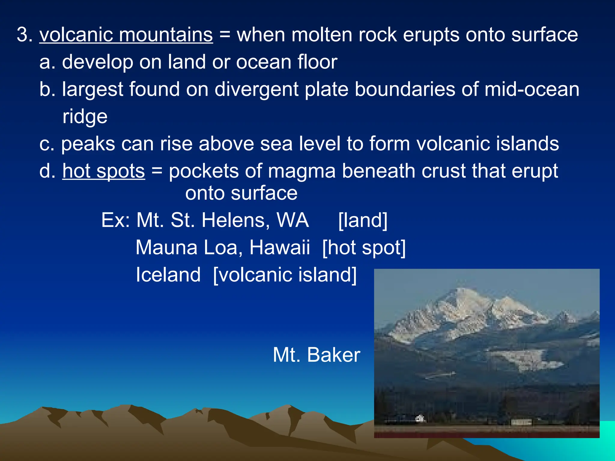 MOUNTAIN BUILDING of engineering geology | PPT