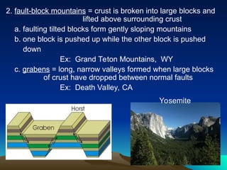 MOUNTAIN BUILDING of engineering geology | PPT
