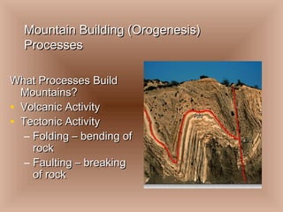 Mountain buildings-Geomorhology Chapter | PPT