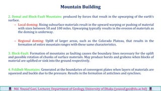 Mountain building & volcanism md. yousuf gazi | PDF