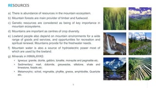 Mountain ecosystem | PDF