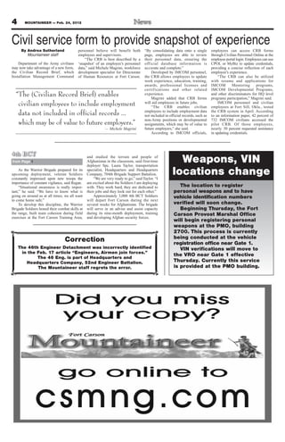 Mountaineer 2012 02-24 | PDF | Defense Industry | Industries