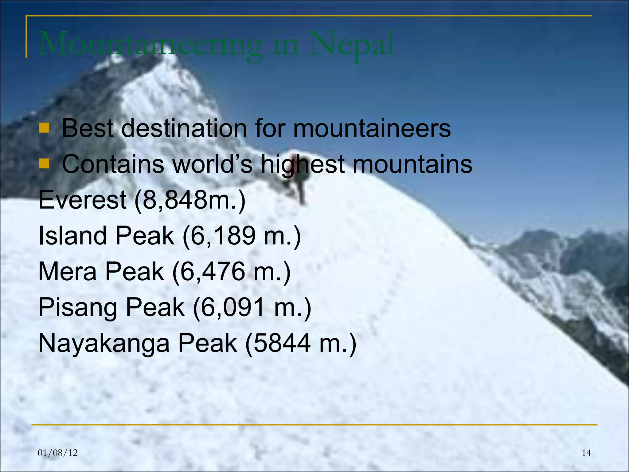 Mountaineering | PPT