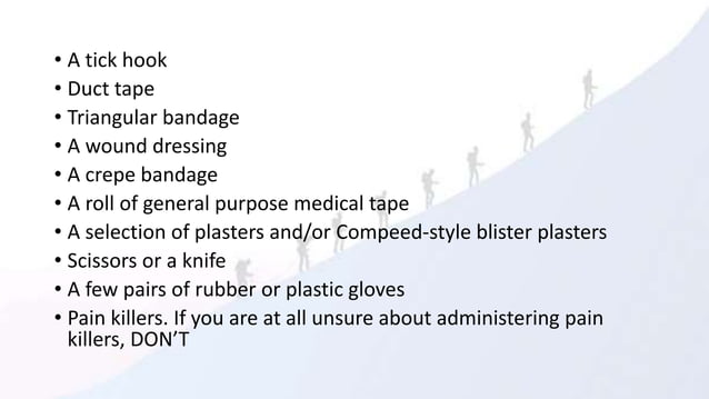 MOUNTAINEERING EQUIPMENTS AND THEIR PURPOSE | PPTX