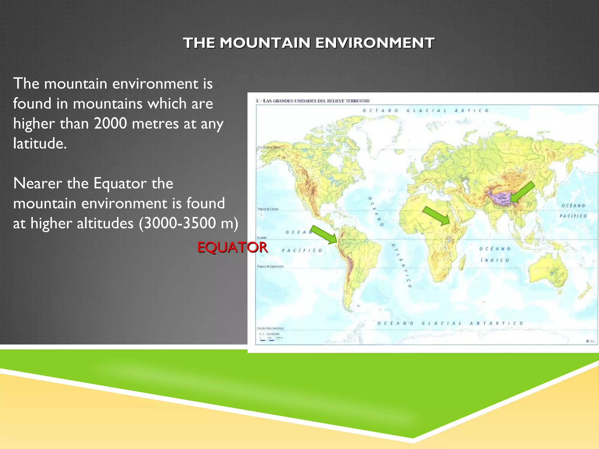 Mountain environments | PPT