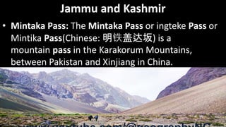 mountain pass of India | PPT