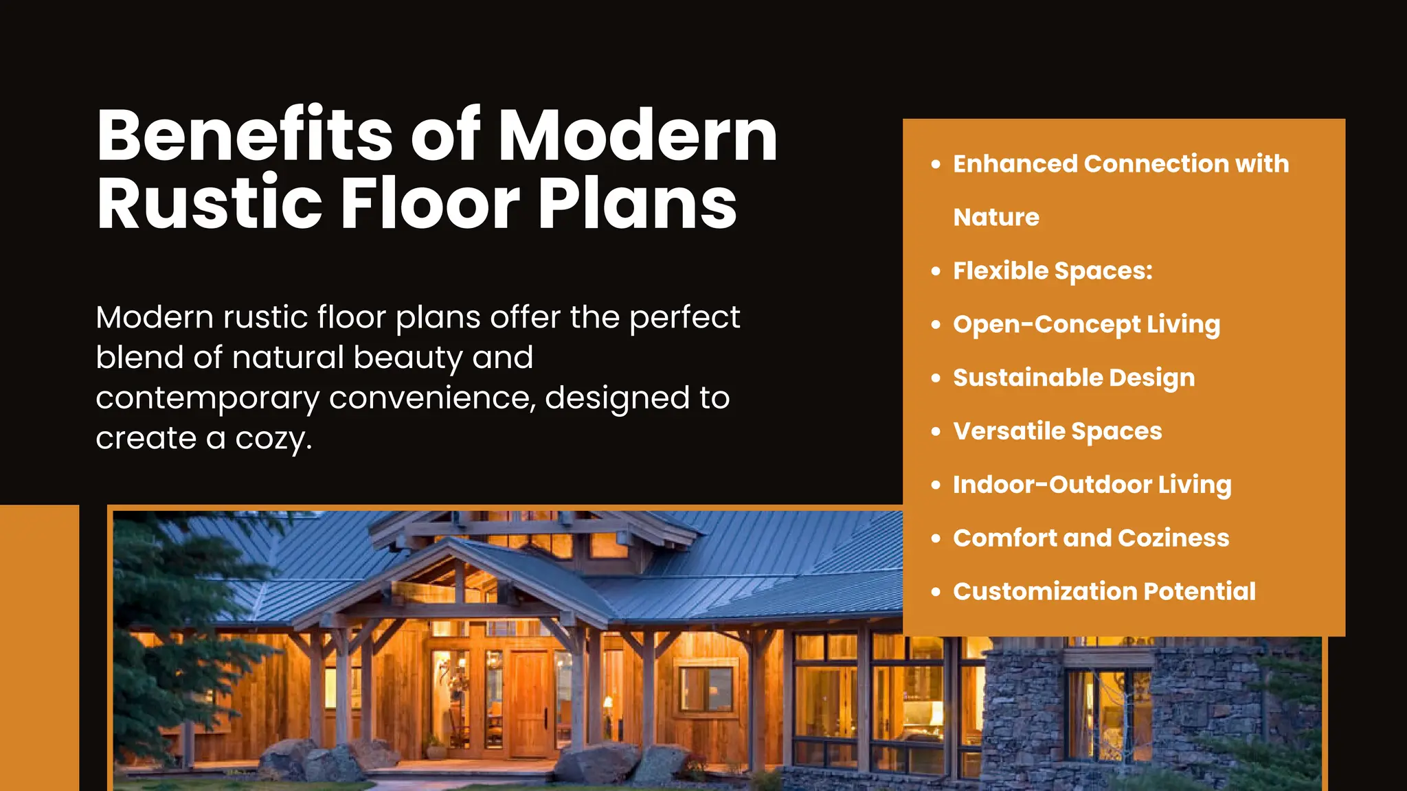 Mountain Rustic House Plans & Modern Rustic Floor Plans | PPT