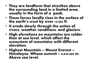 Mountains | PPTX