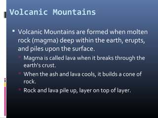 Types of Mountains | PPT