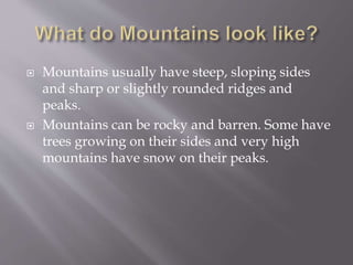 Mountains | PPTX