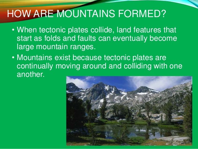 Mountains 5 types