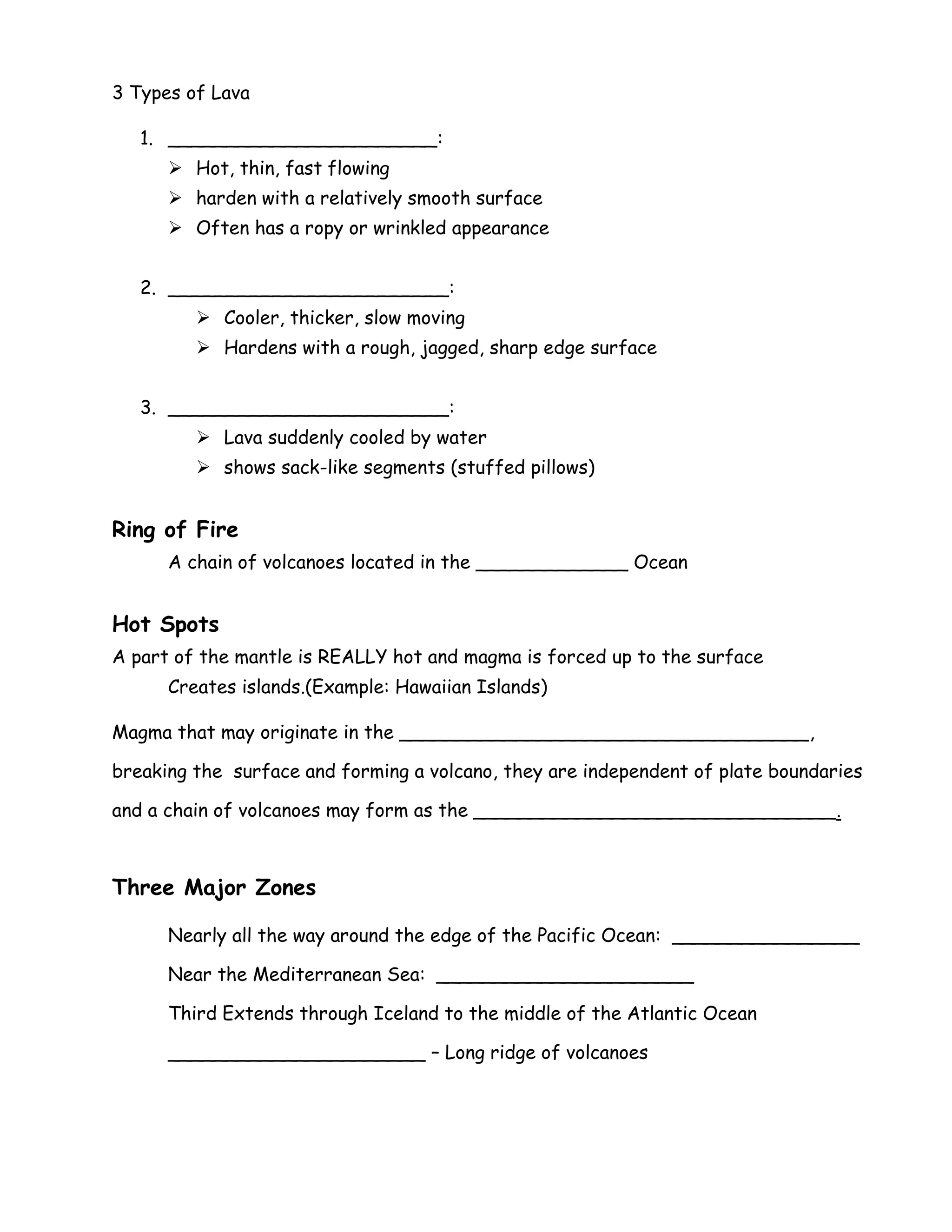 Mountains%2c earthquakes%2c volcanoes notes | PDF