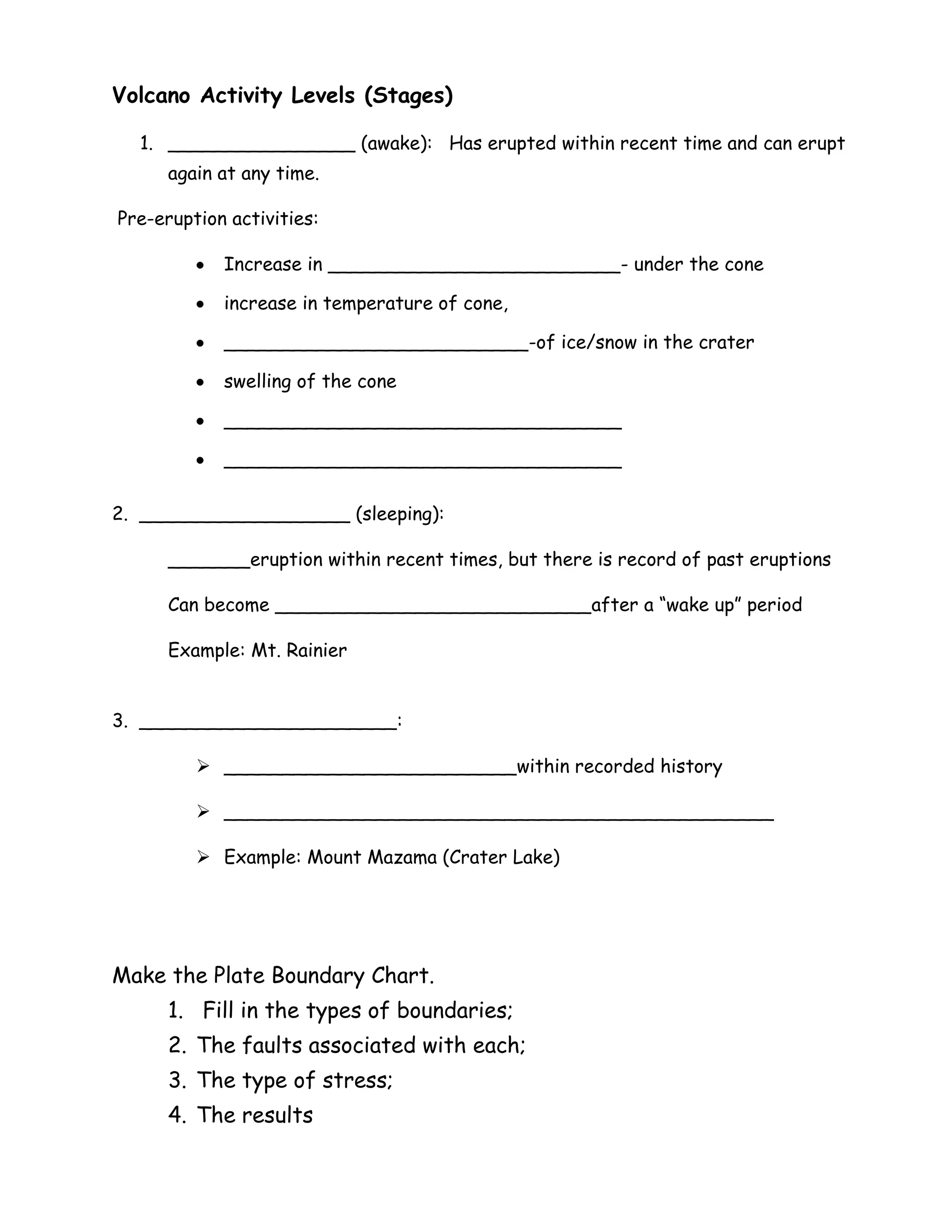 Mountains%2c earthquakes%2c volcanoes notes | PDF