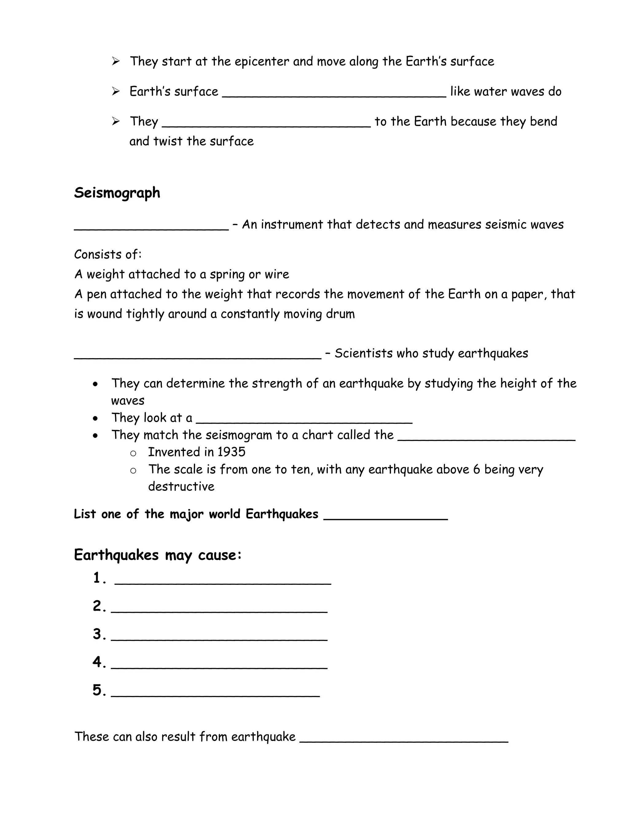 Mountains%2c earthquakes%2c volcanoes notes | PDF