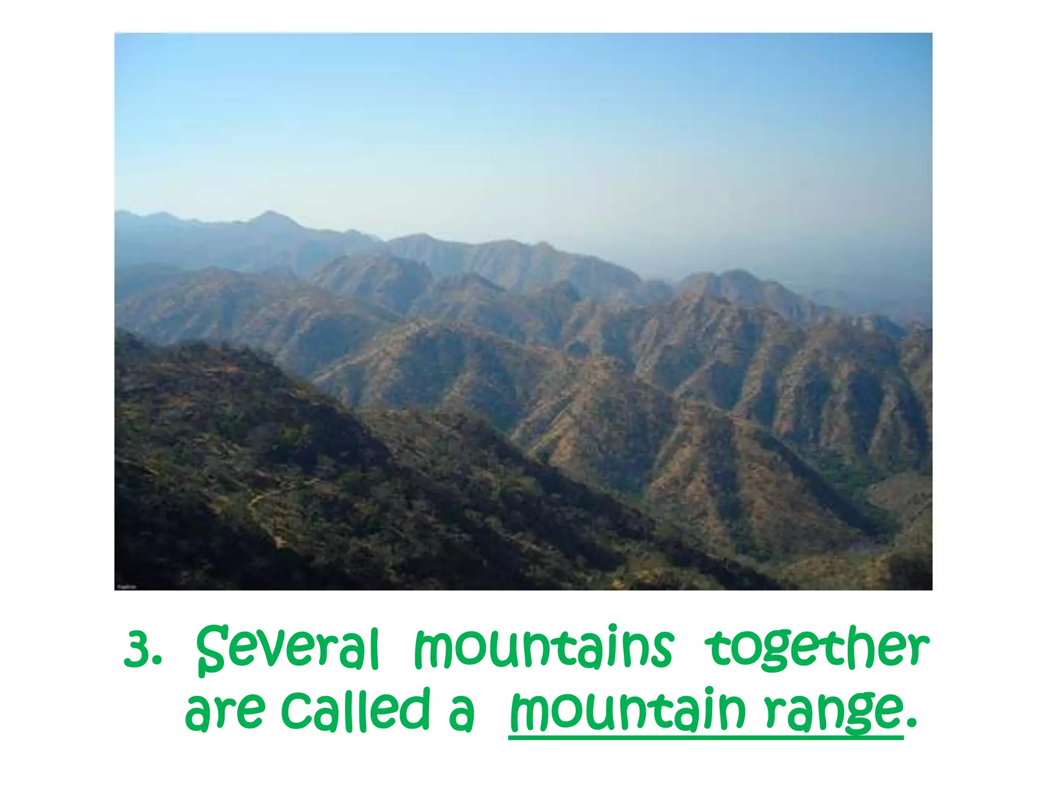 Mountains and flat lands | PPTX