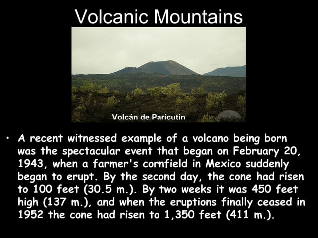 Mountains, earthquakes, and volcanoes | PPT