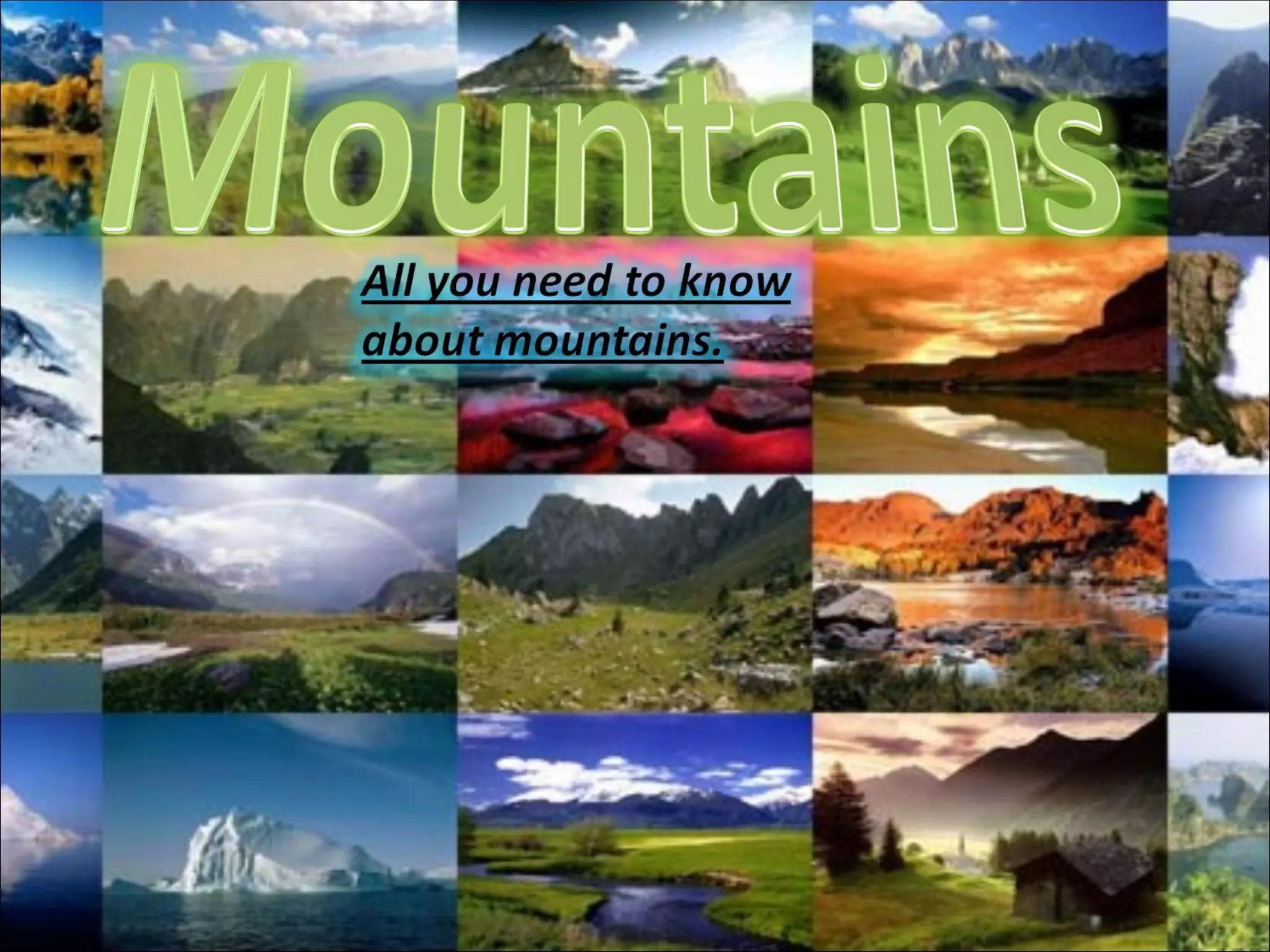 Types of Mountains | PPT