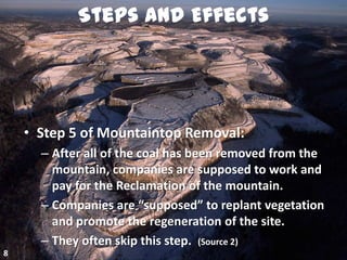 Mountain top removal ppt | PPTX