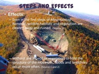 Mountain top removal ppt | PPTX