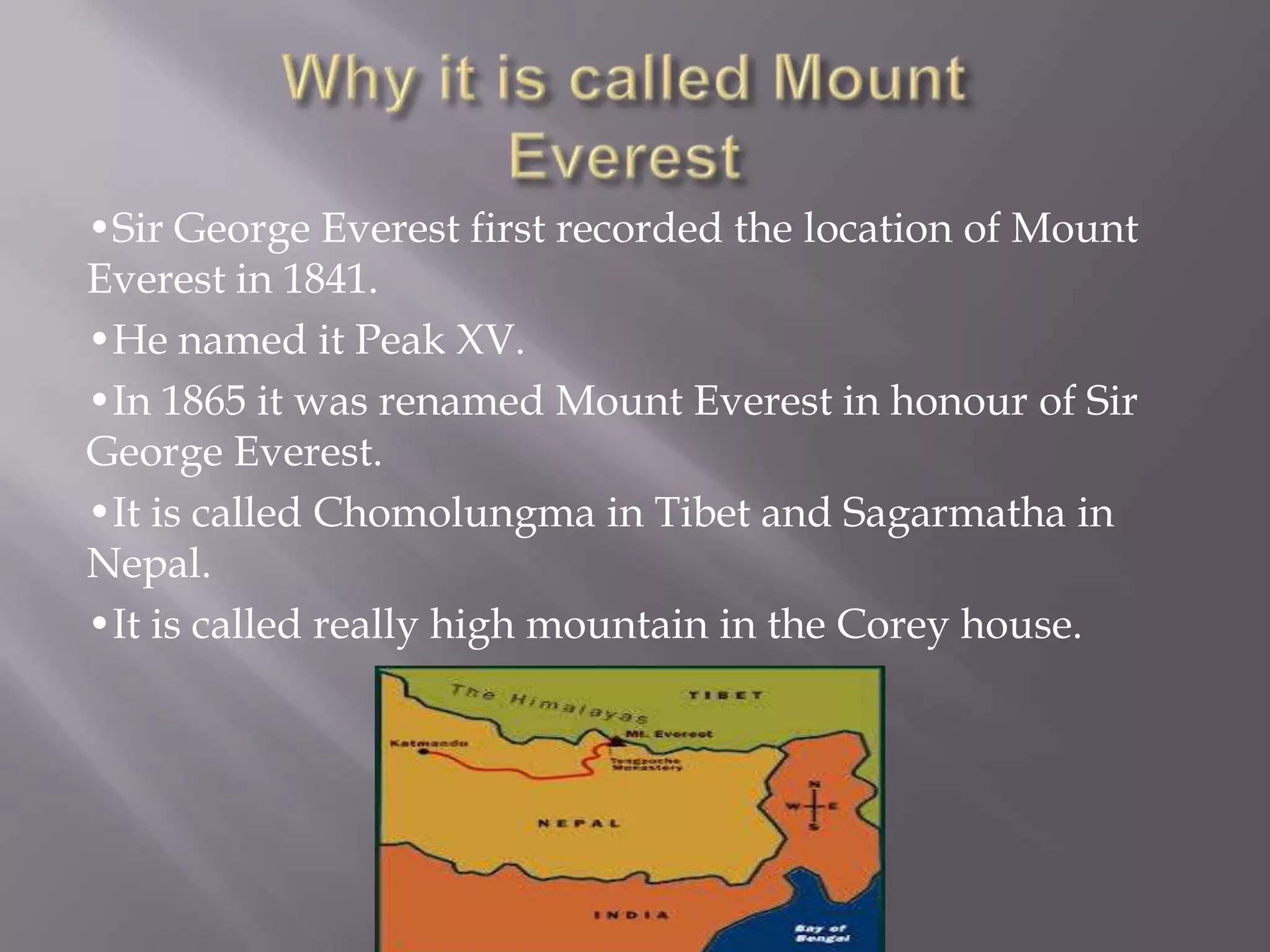 Mount Everest | PPTX