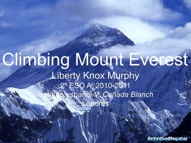 Mount Everest by Liberty k | PPT