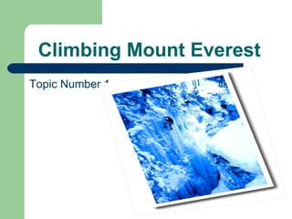 Mount Everest Project by Maddi | PPT