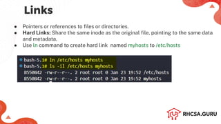 Mounting and Creating Links - RHCSA (RH124) .pdf