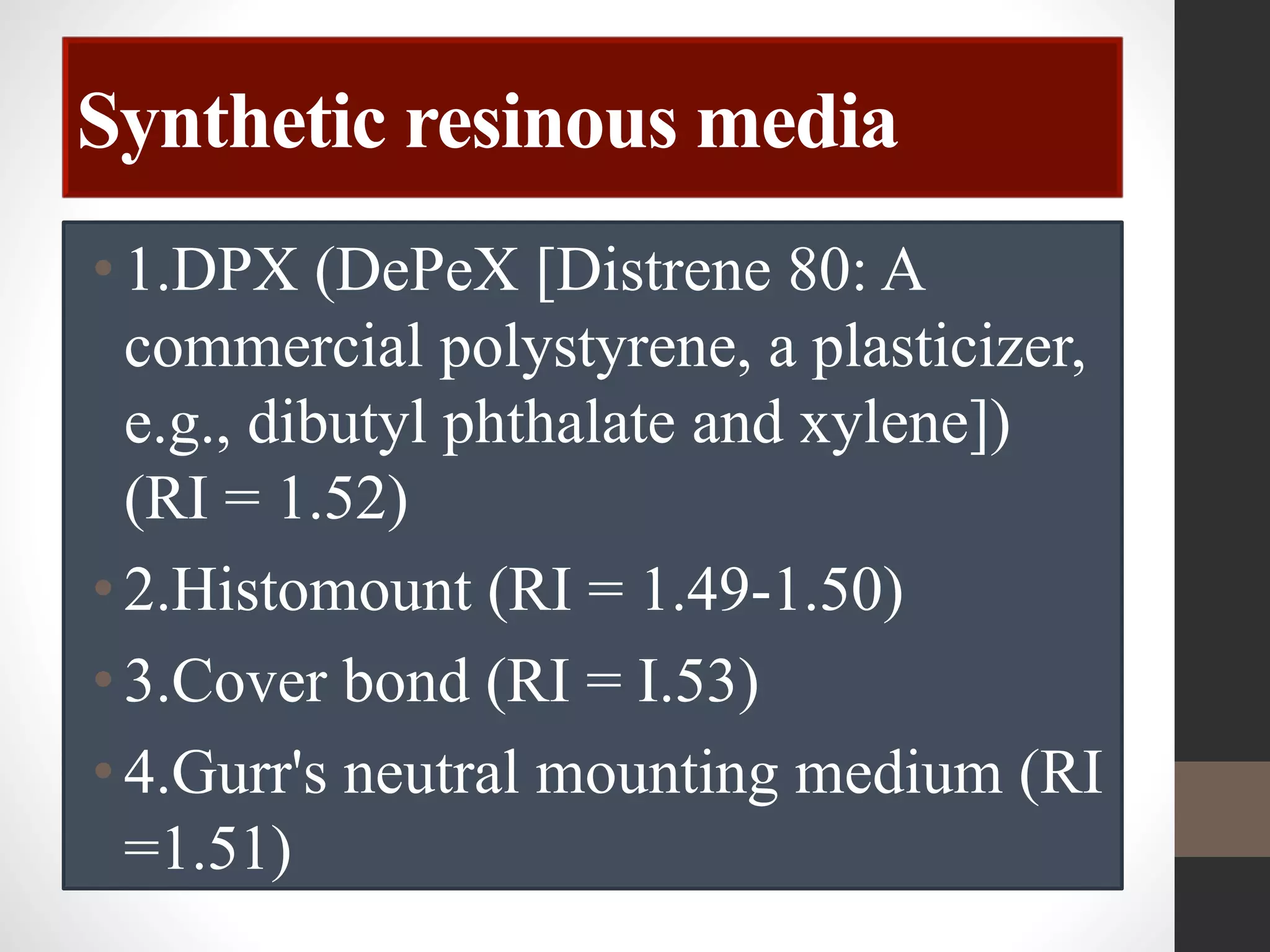 Mounting media | PPTX